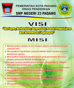 Visi Misi – SMPN 23 PADANG